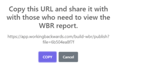 WBR App - User Manual - Working Backwards